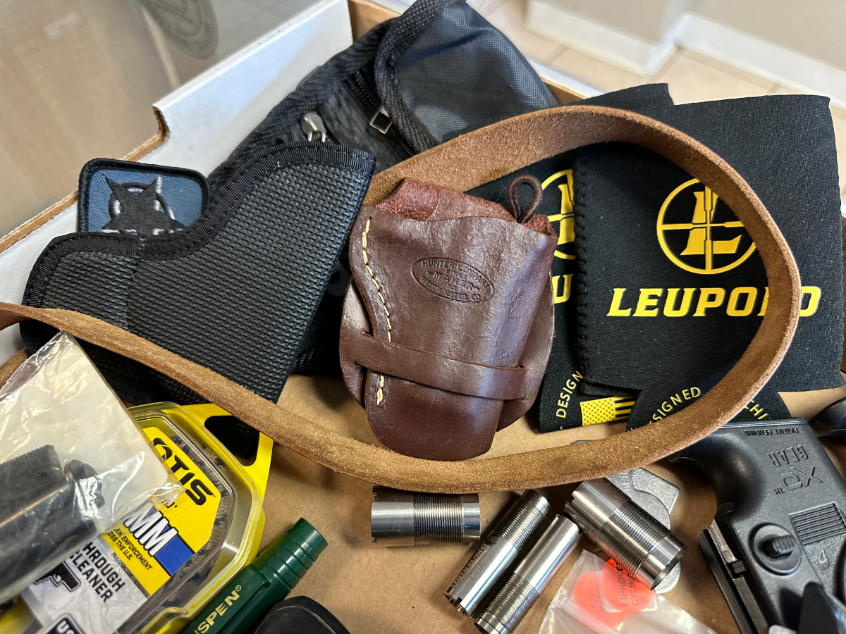 Nice Lot Of Assorted Firearm Related Items New And Used As Is Final ...