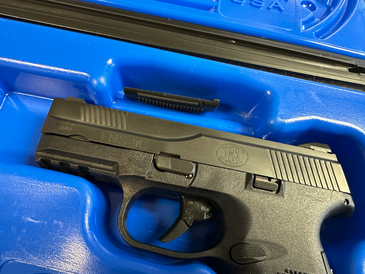 Fns-9c Semi-Auto Pistol 3.60 Barrel 12+1 Black Polymer Frame Black ...