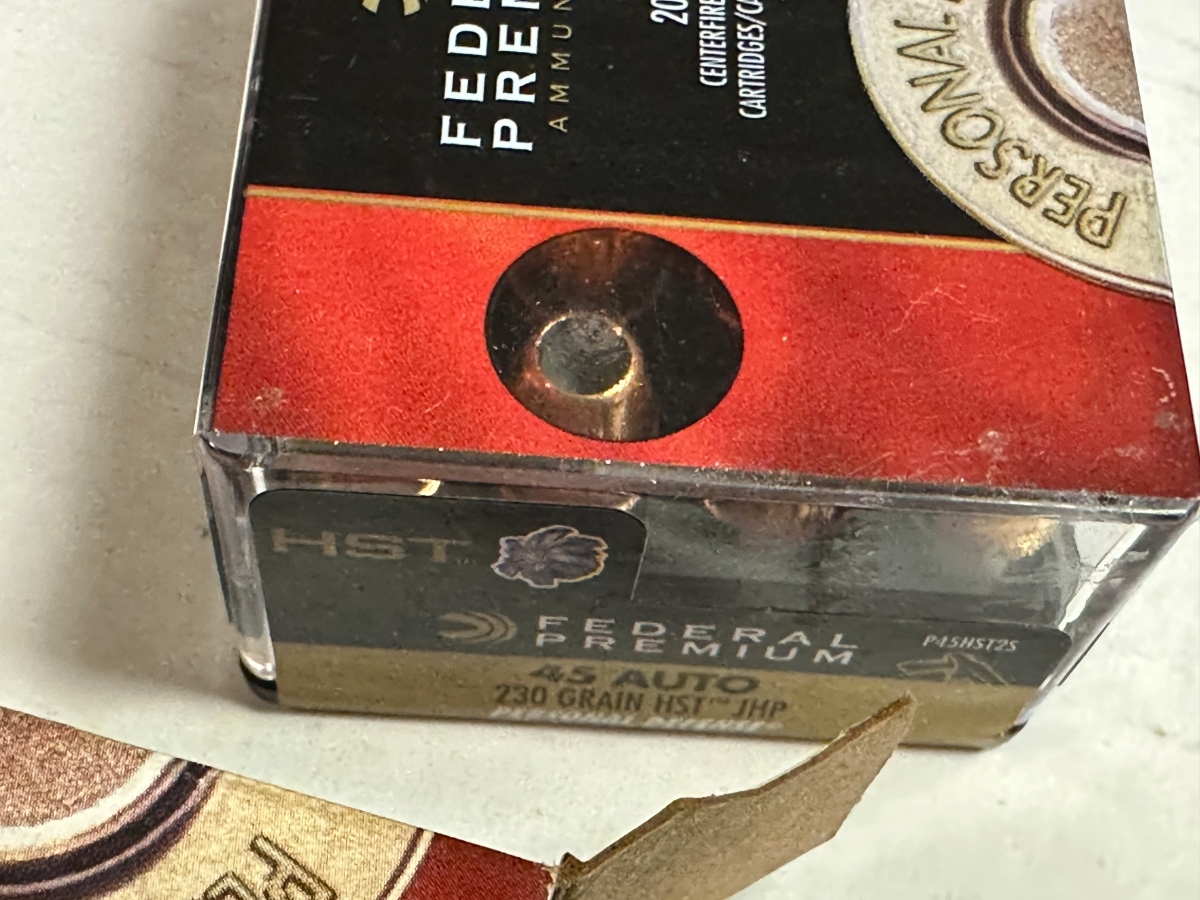 100 ROUNDS Federal PD 45 AUTO Hydra-Shok Jacketed Hollow Point/HORNADAY ...