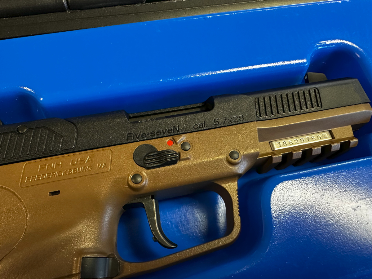 Fn Five-Seven 4.80 Inch Barrel 20+1 Flat Dark Earth Polymer Frame With ...