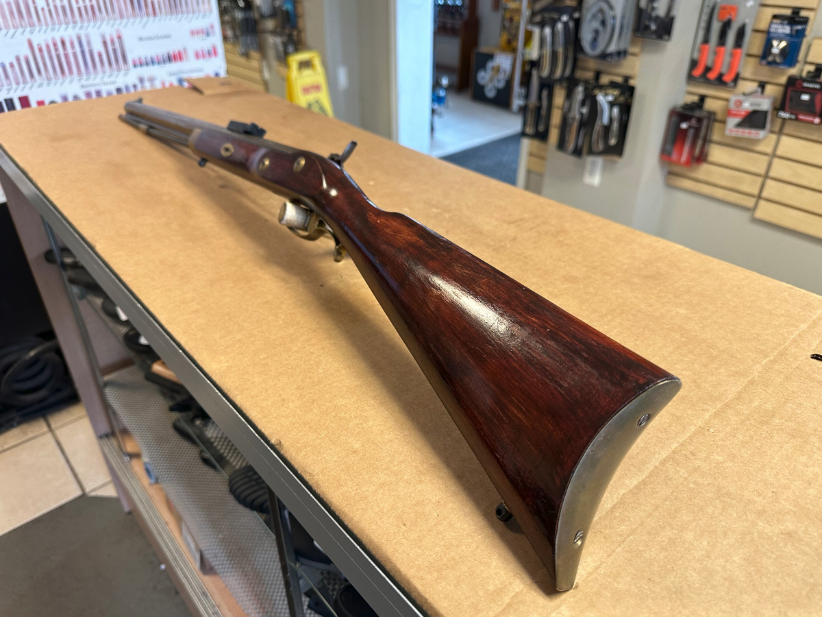 Cva Model Frontier 50 Caliber Muzzleloader Wood Stock Side Hammer Nice ...