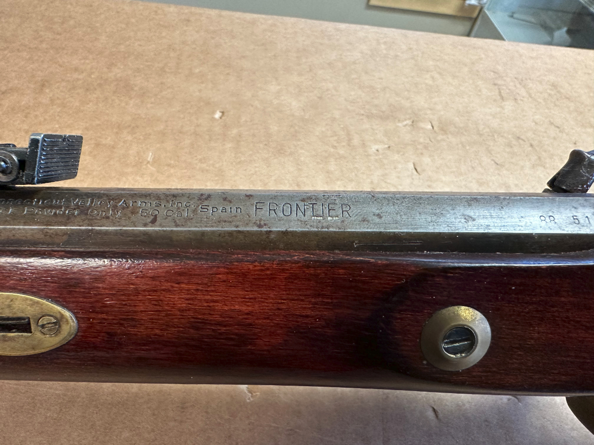 Cva Model Frontier 50 Caliber Muzzleloader Wood Stock Side Hammer Nice ...