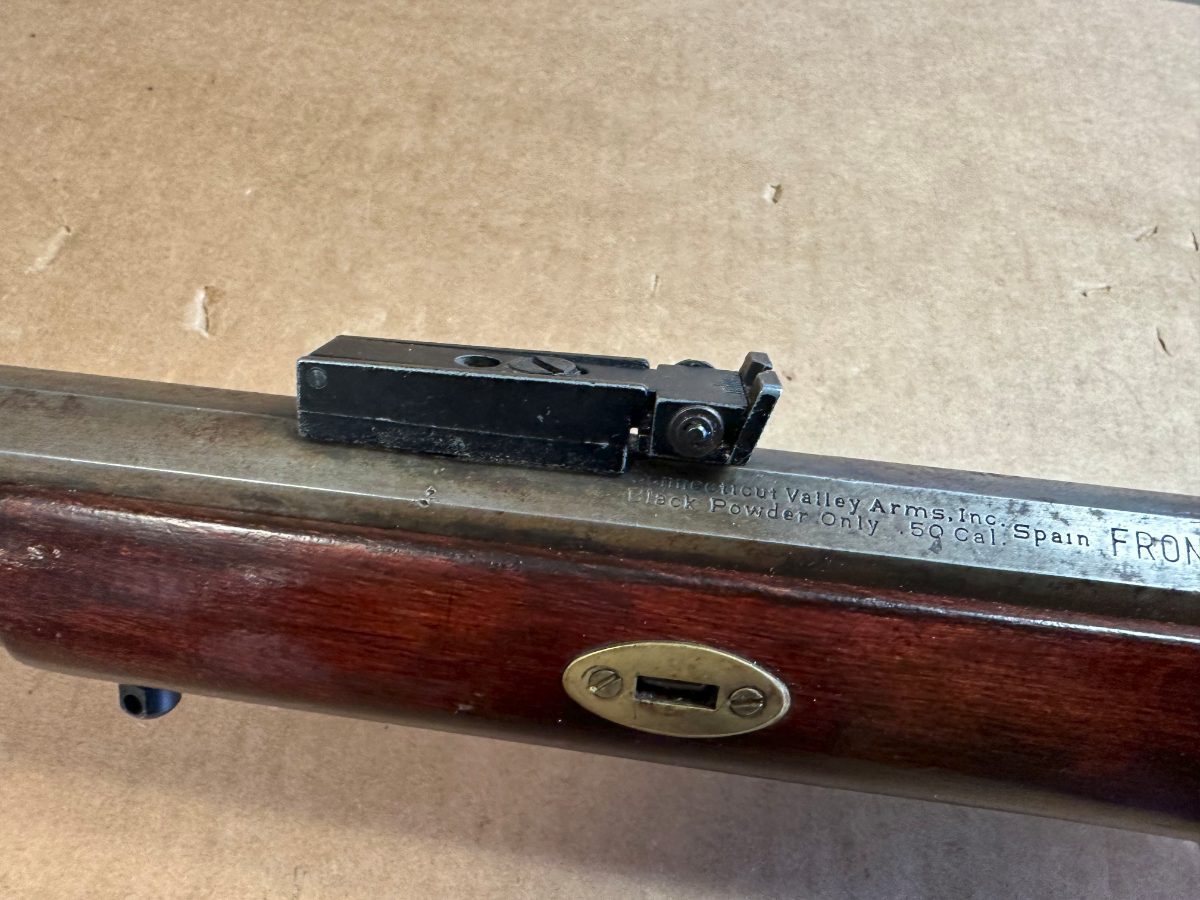 Cva Model Frontier 50 Caliber Muzzleloader Wood Stock Side Hammer Nice ...