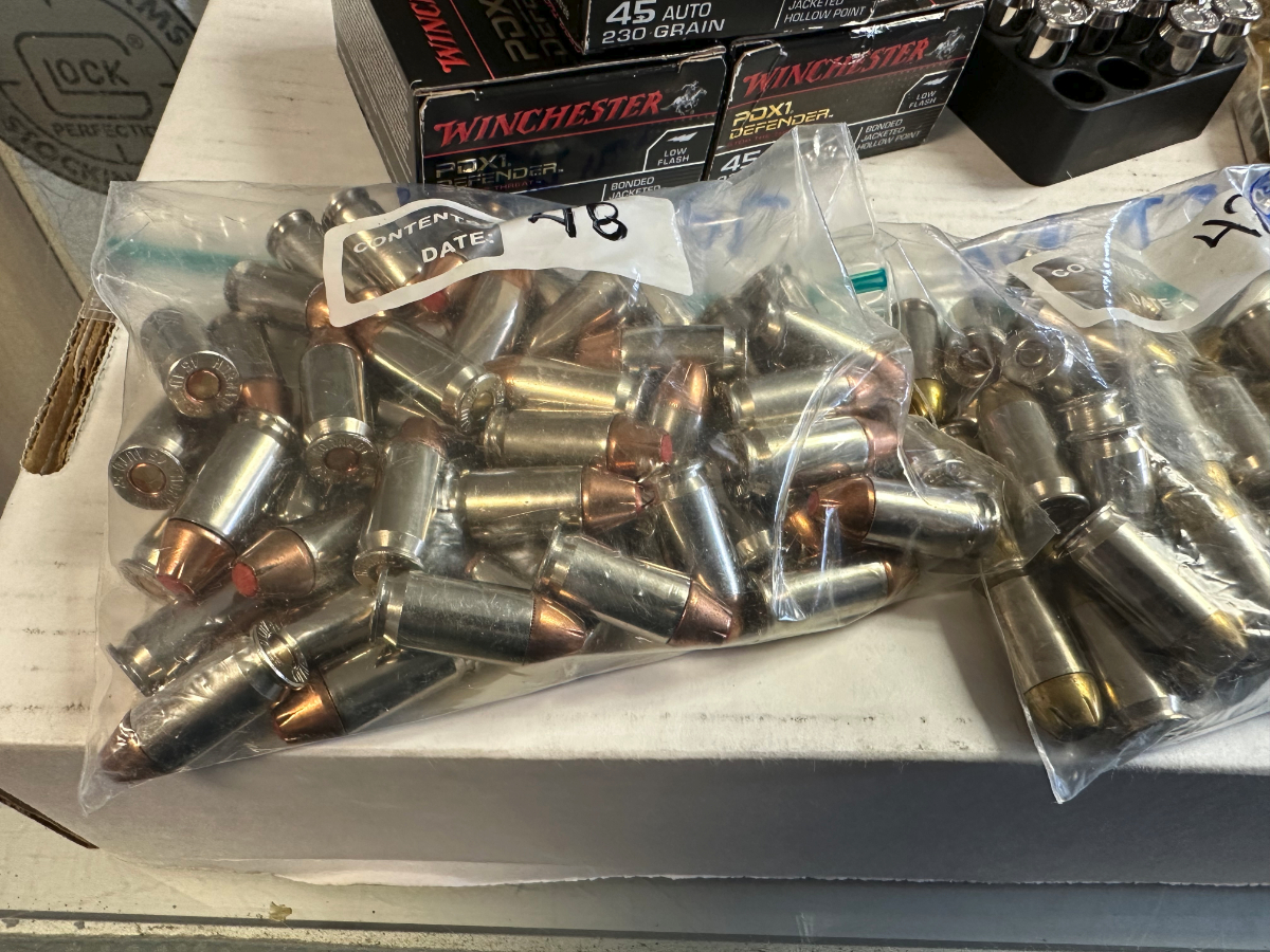Nice Lot Of 379 Rounds Of Assorted 45 Acp Ammunition Hollow Point New ...