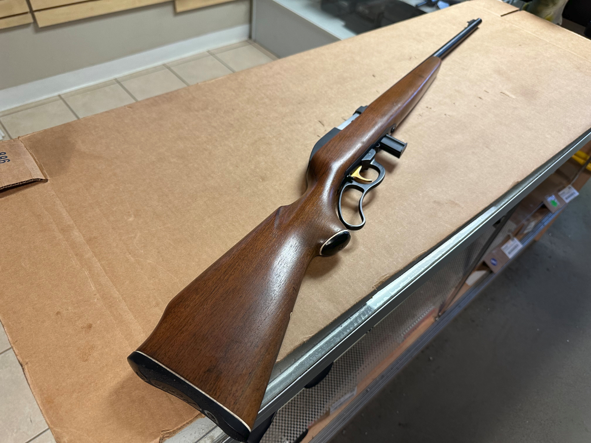 Marlin Model 56 Levermatic Action Rifle 22 Inch Barrel Wood Stock 10+1 ...