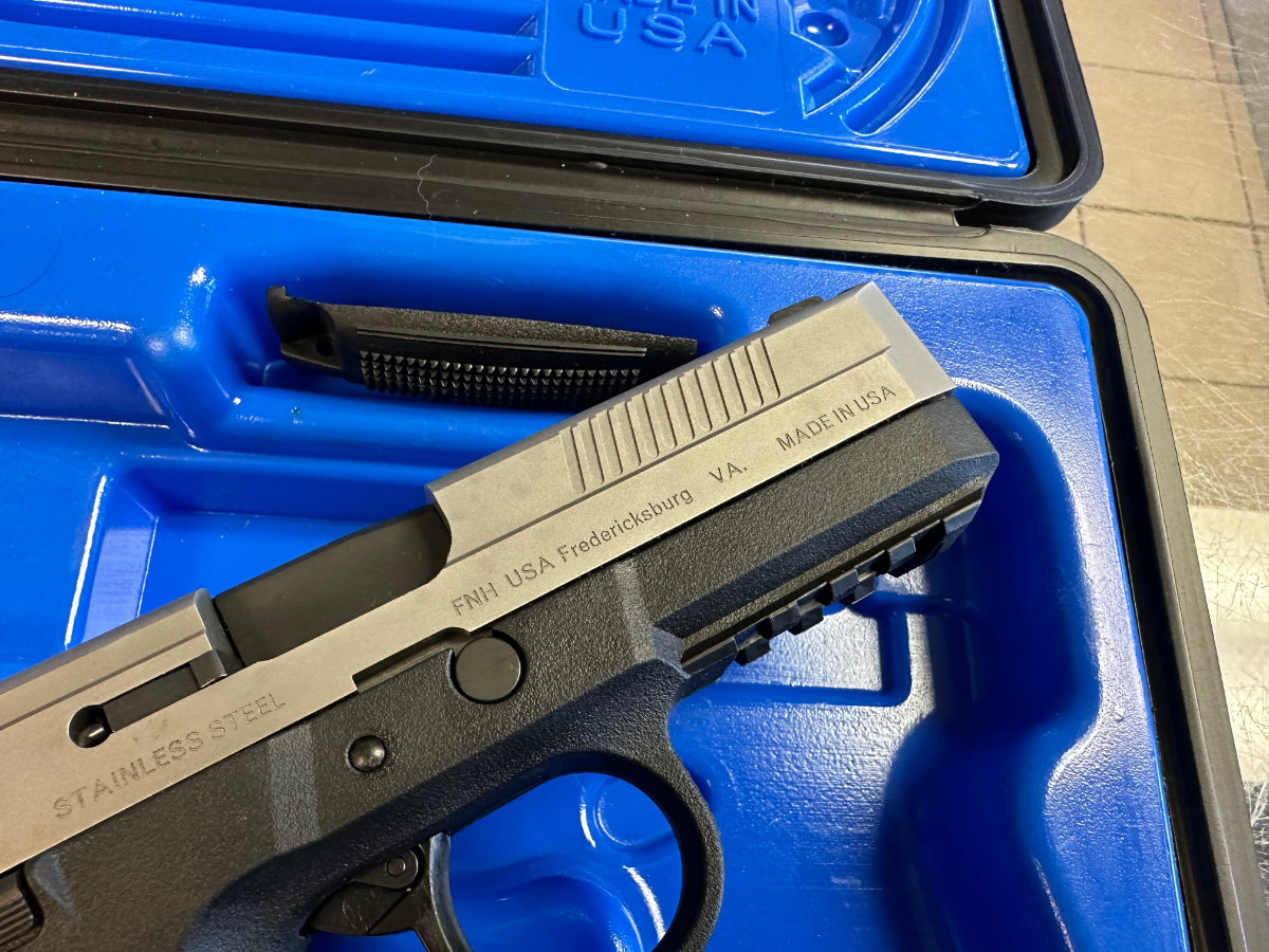 Fnx-45 Usg Semi Auto Handgun 4 Inch Barrel 15 Rounds Fixed Sights ...