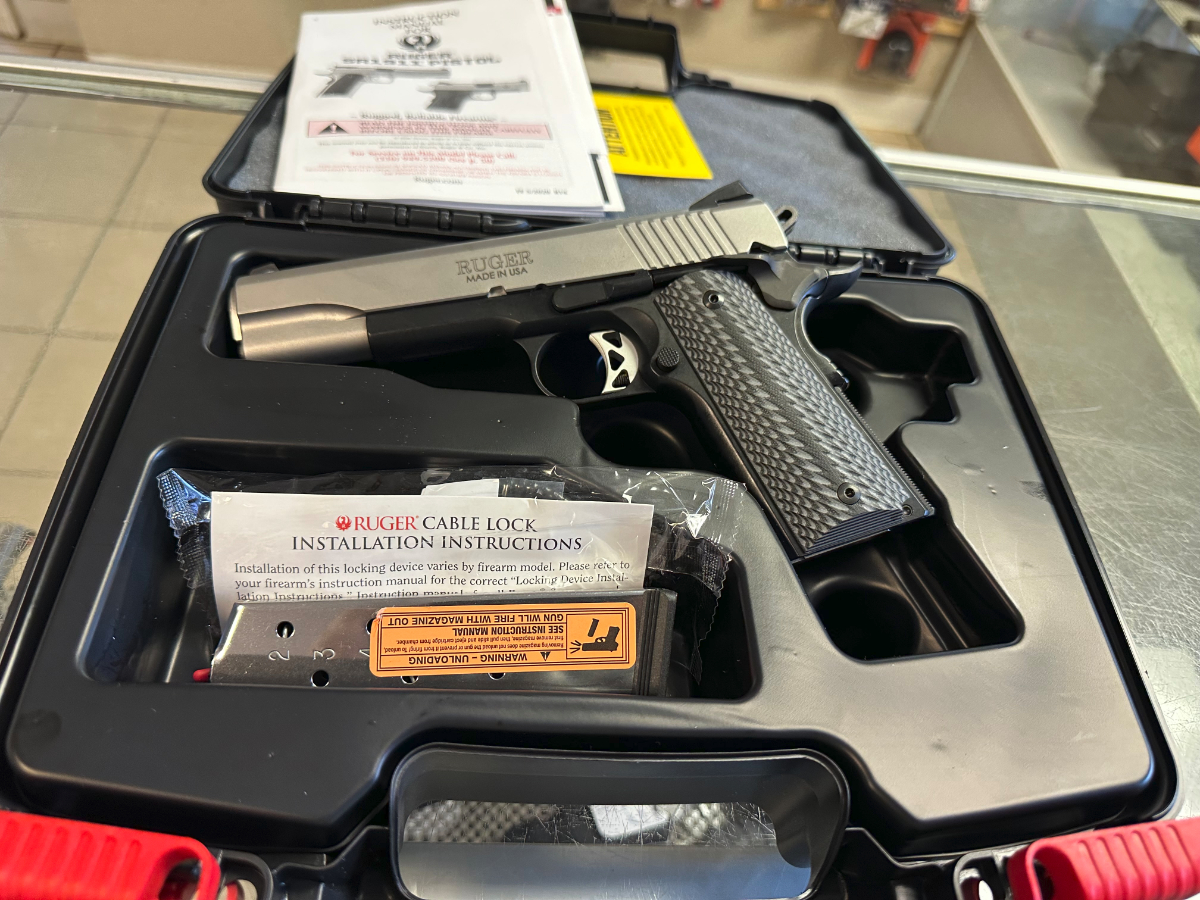 Pictures: Ruger SR1911 Full Size 8+1 5 Inch Stainless Steel Barrel ...