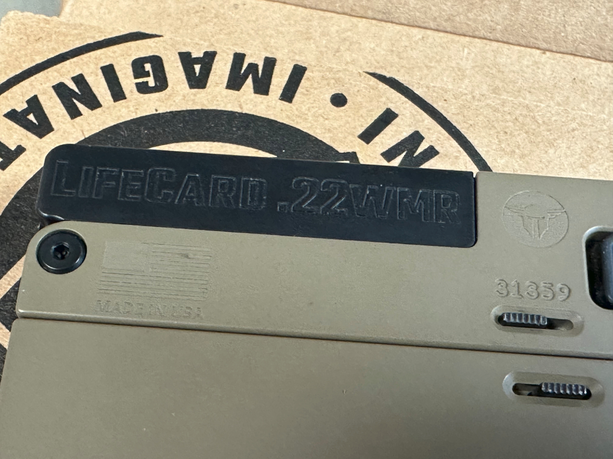 Trailblazer Firearms LifeCard (22 Mag) Anodized Flat Dark Earth Pistol ...