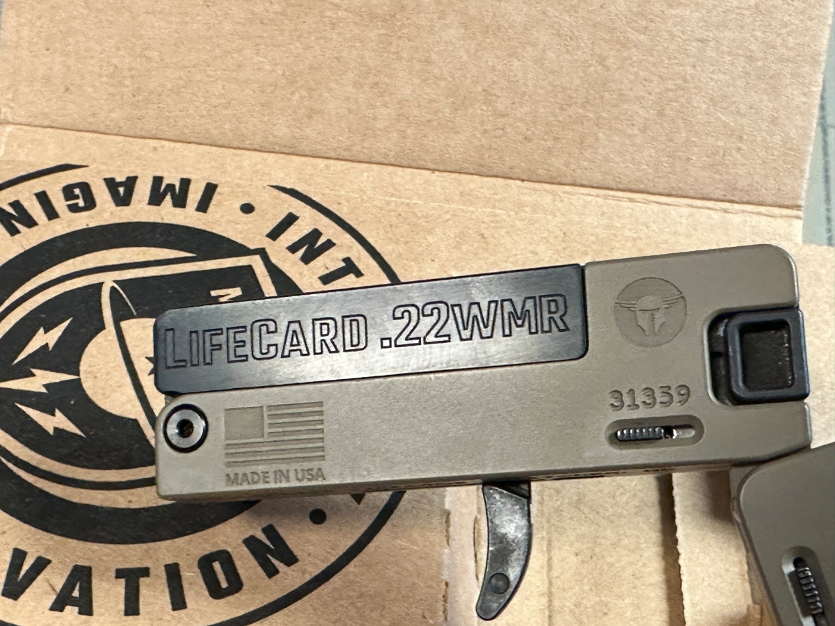 Trailblazer Firearms LifeCard (22 Mag) Anodized Flat Dark Earth Pistol ...