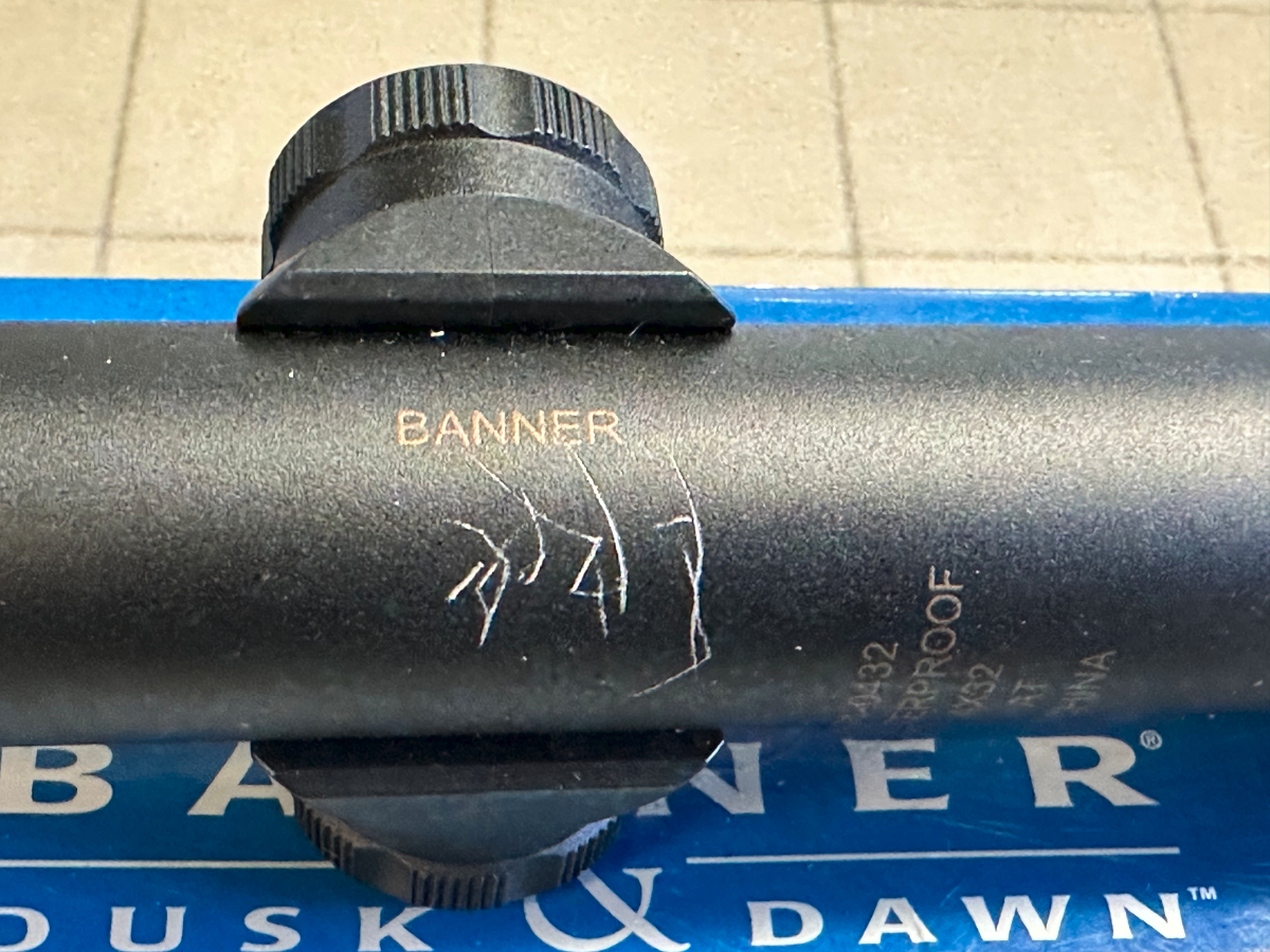 BUSHNELL BANNER DUSK & DAWN 4X32 RIFLE SCOPE CIRCLE-X RETICLE EXCELLENT ...