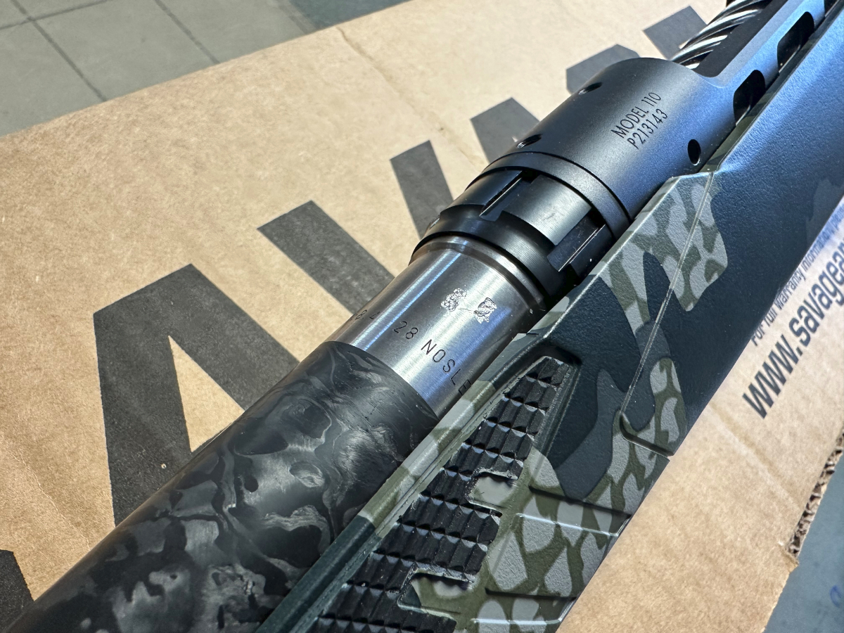 Savage 110 Ultralite 24 Inch Carbon Fiber Wrapped Barrel Black Melonite ...