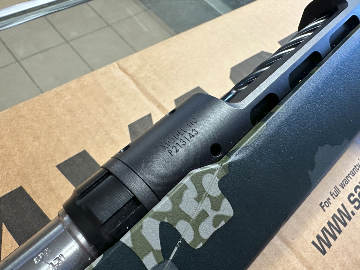 Savage 110 Ultralite 24 Inch Carbon Fiber Wrapped Barrel Black Melonite ...