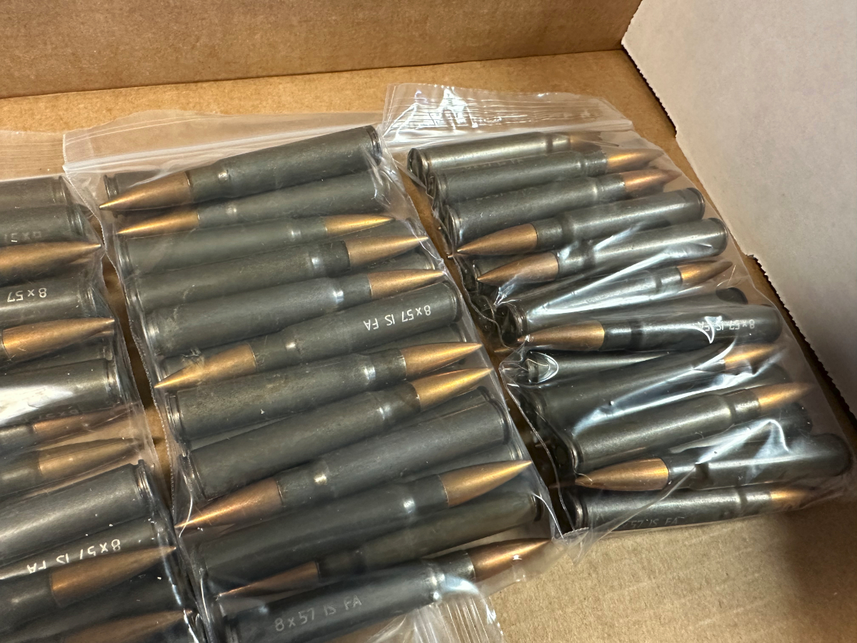 100 ROUNDS 8X57 8MM MAUSER AMMUNITION NEW AMMO 17291140 - GunAuction.com