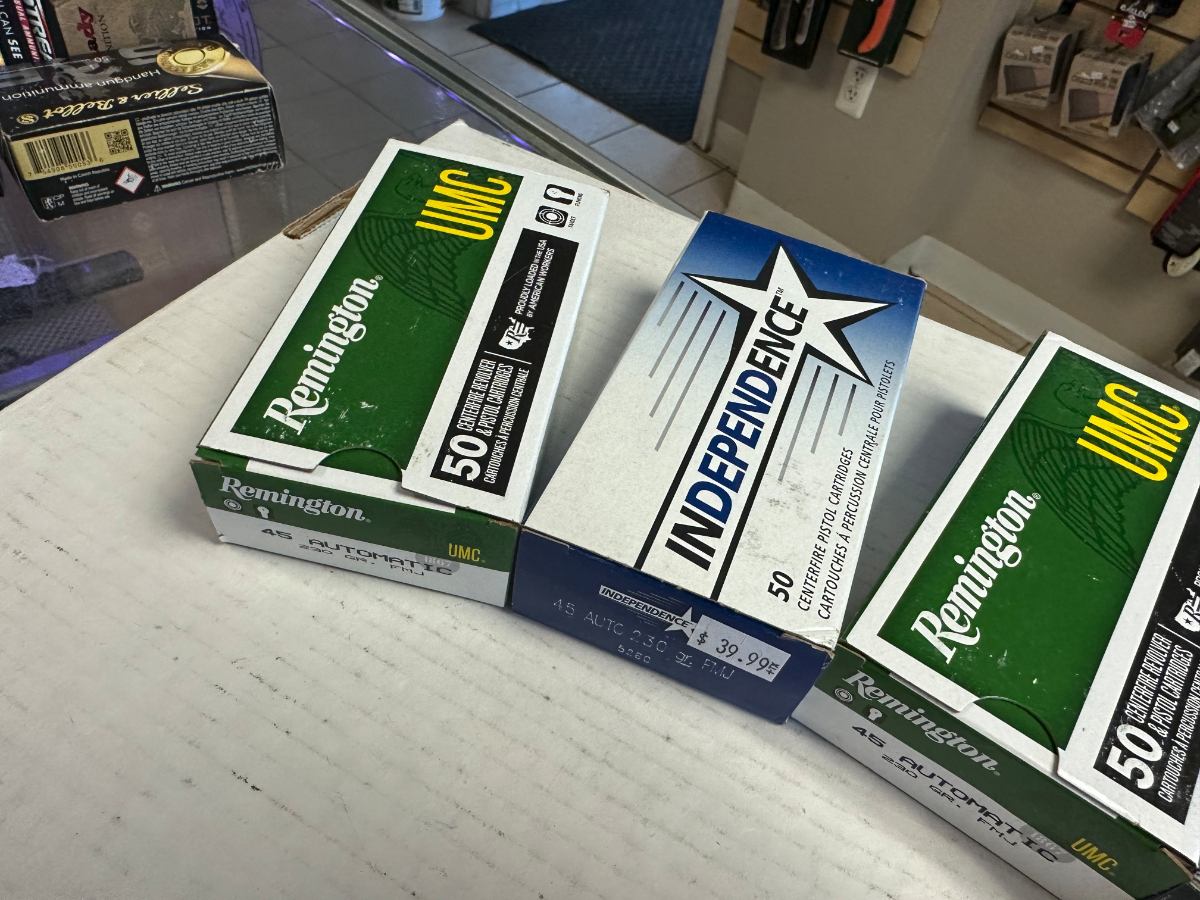 200 ROUNDS ASSORTED 45 ACP AMMUNITION ALL NEW IN BOXES .45 ACP 17296251 ...