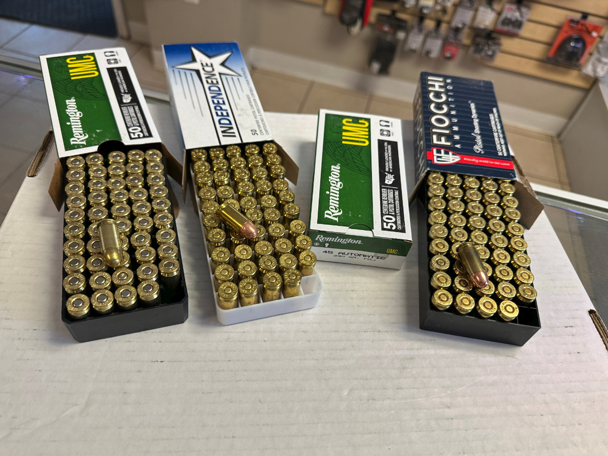 200 ROUNDS ASSORTED 45 ACP AMMUNITION ALL NEW IN BOXES .45 ACP 17296251 ...