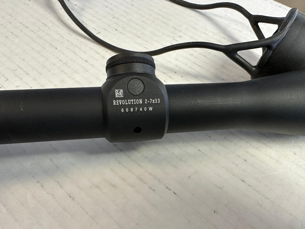 REDFIELD REVOLUTION 2-7X33 RIFLE SCOPE WITH LENS COVERS IN EXCELLENT ...