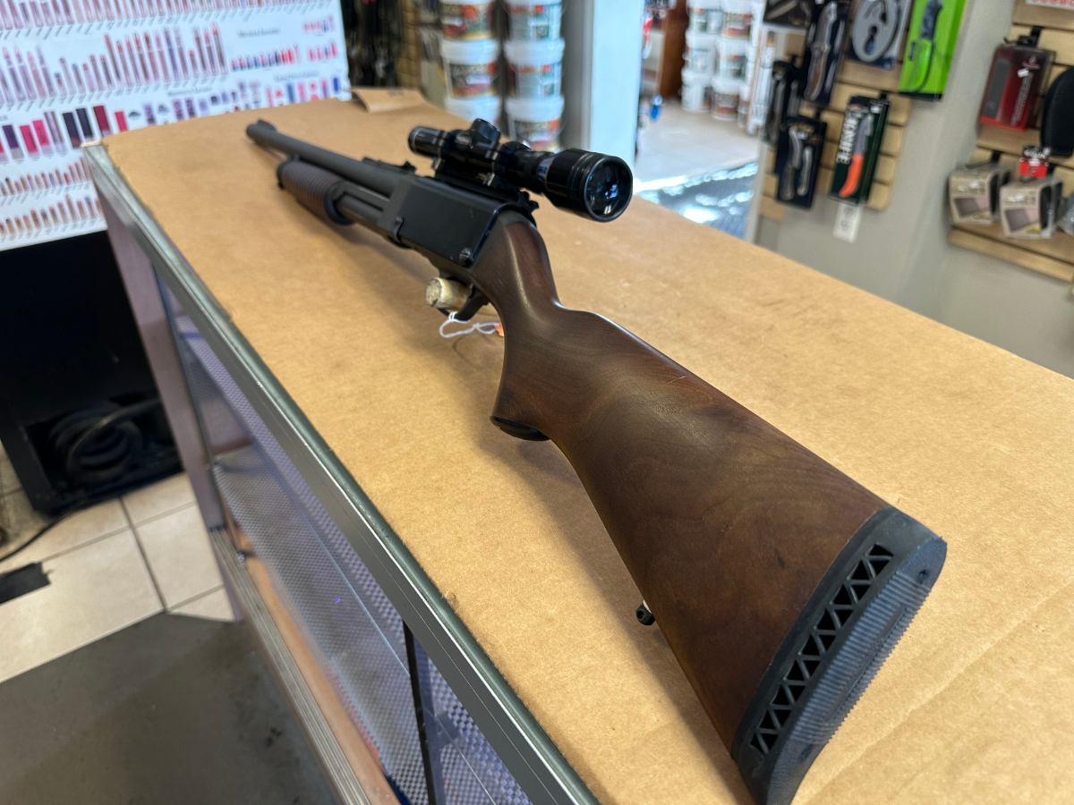 Ithaca Model M87 Featherlight Deerslayer Pump Action Shotgun 20 Inch ...