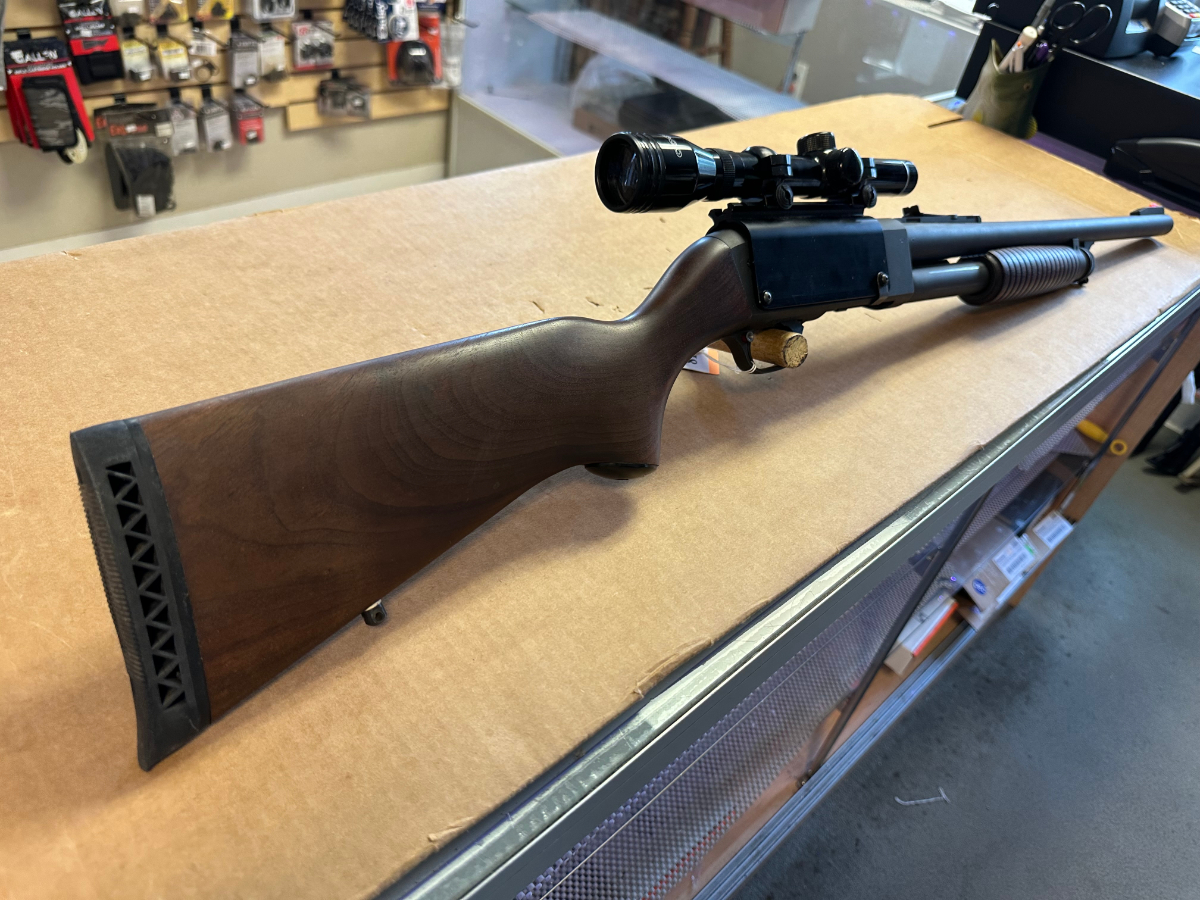 Ithaca Model M87 Featherlight Deerslayer Pump Action Shotgun 20 Inch ...