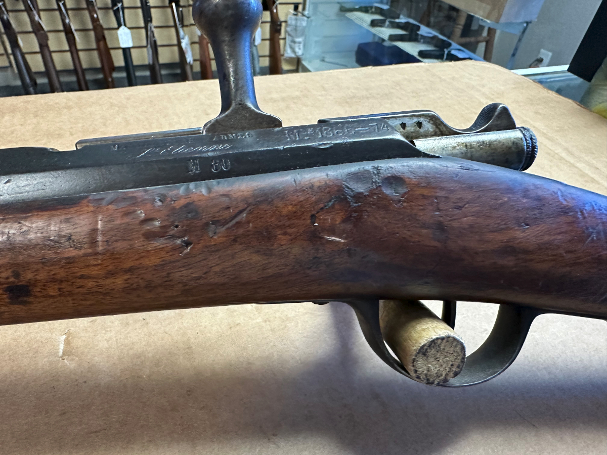 French MAS St Etienne Gras M80/1871 S. 1866-74 Bolt Action Rifle 32 ...
