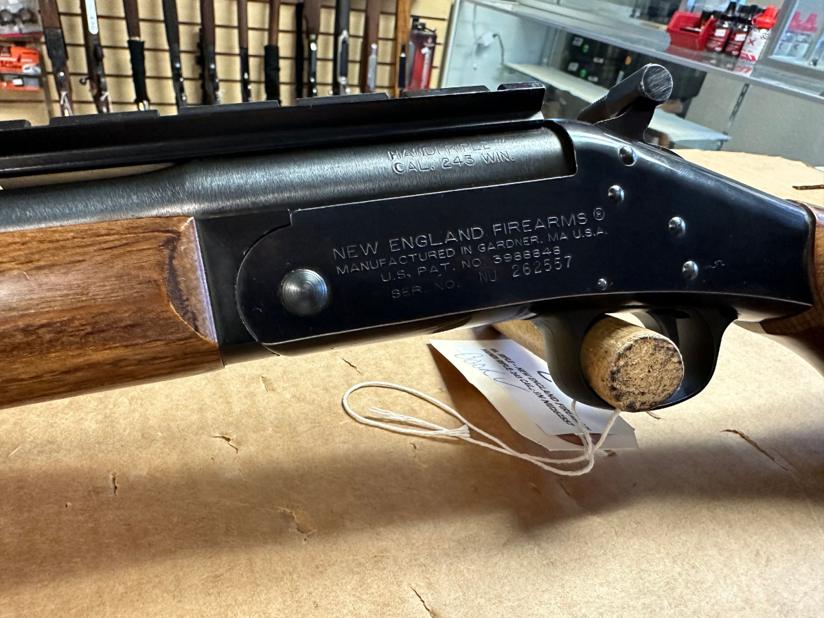 New England Arms Model Handi Rifle Single Shot Rifle With Scope Base ...