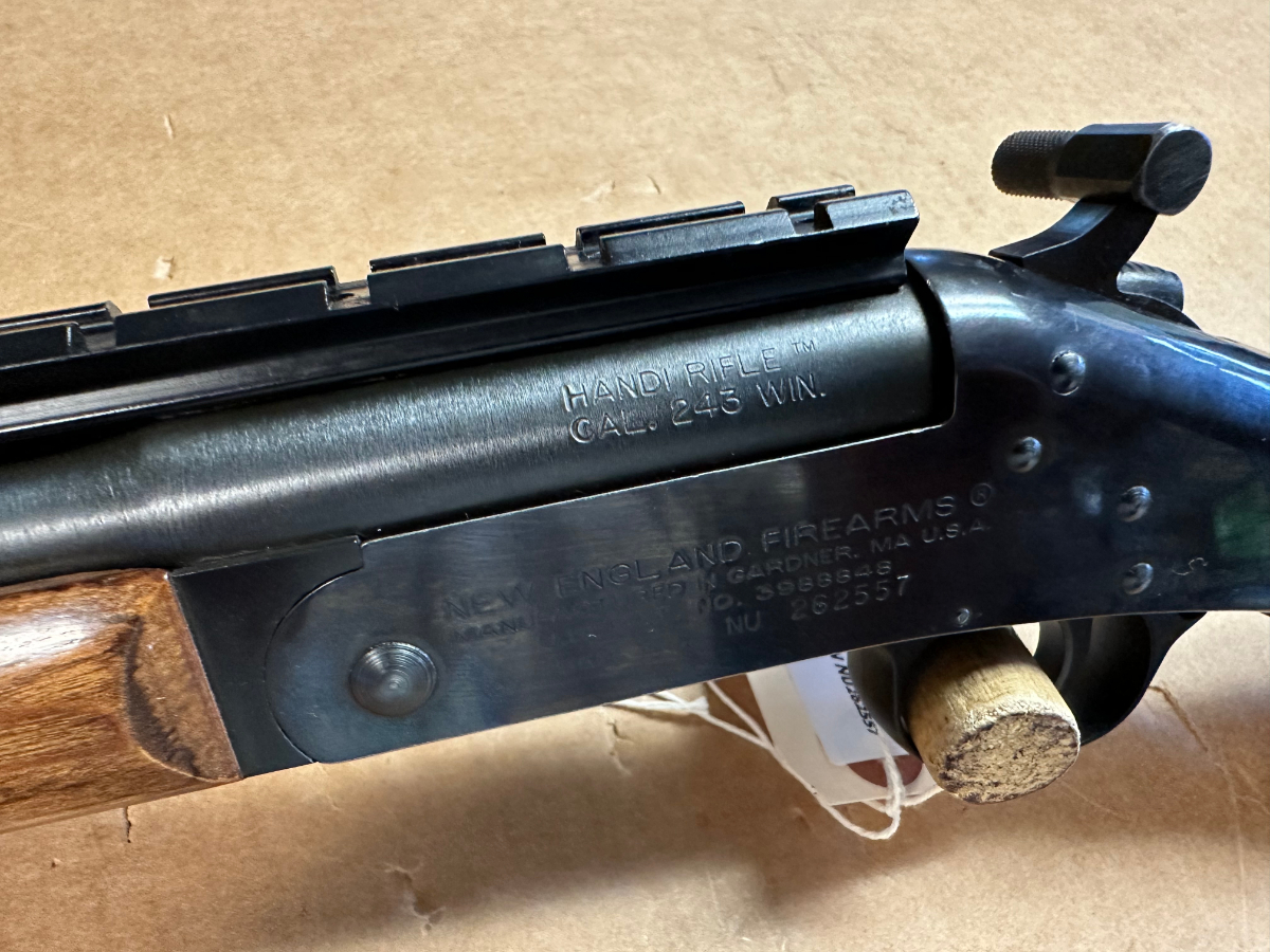 New England Arms Model Handi Rifle Single Shot Rifle With Scope Base ...