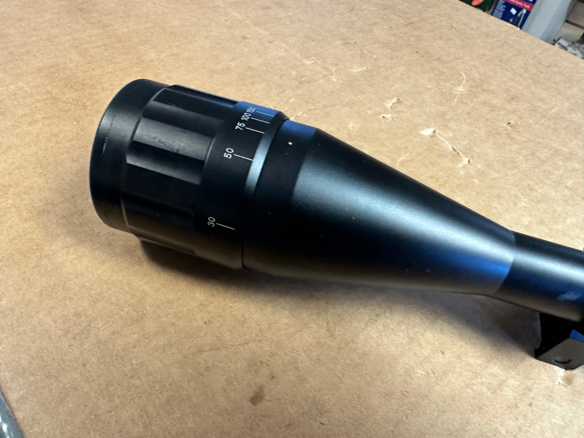 PINEY 6-24X50A0EG RIFLE SCOPE WITH RED/GREEN ILLUMINATED RETICLE WITH ...