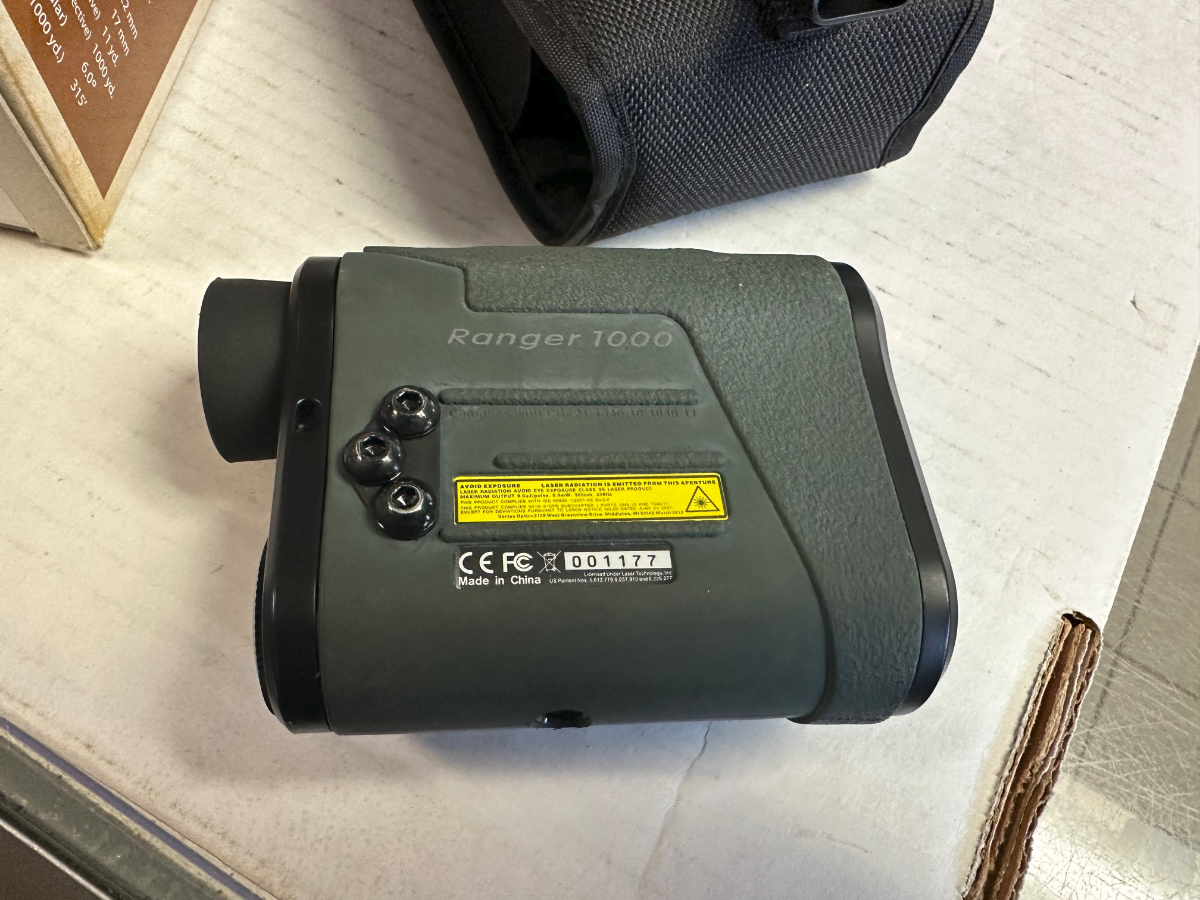 Vortex Optics Model Ranger 1000 Laser Rangefinder 6x Rubber Armored ...