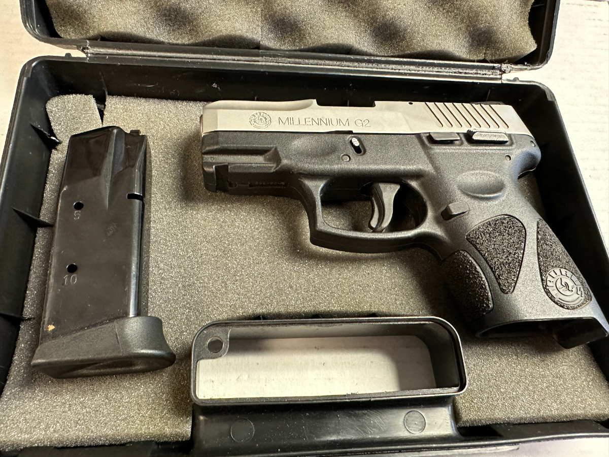 Taurus Model Pt140 G2 Millennium Semi-Auto Pistol 3.25 Inch Barrel 10+1 ...