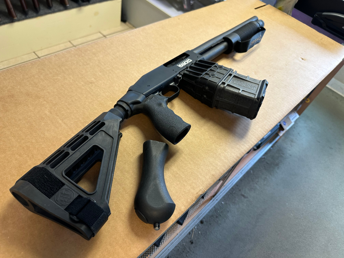 Mossberg Model 590m Shockwave Pump Action Shotgun With 10 Round ...
