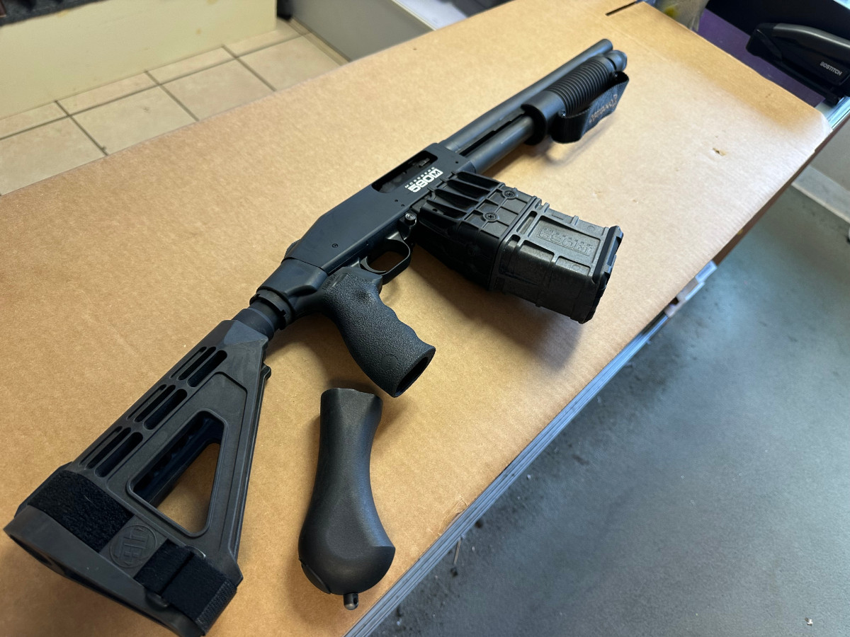 Mossberg Model 590m Shockwave Pump Action Shotgun With 10 Round ...