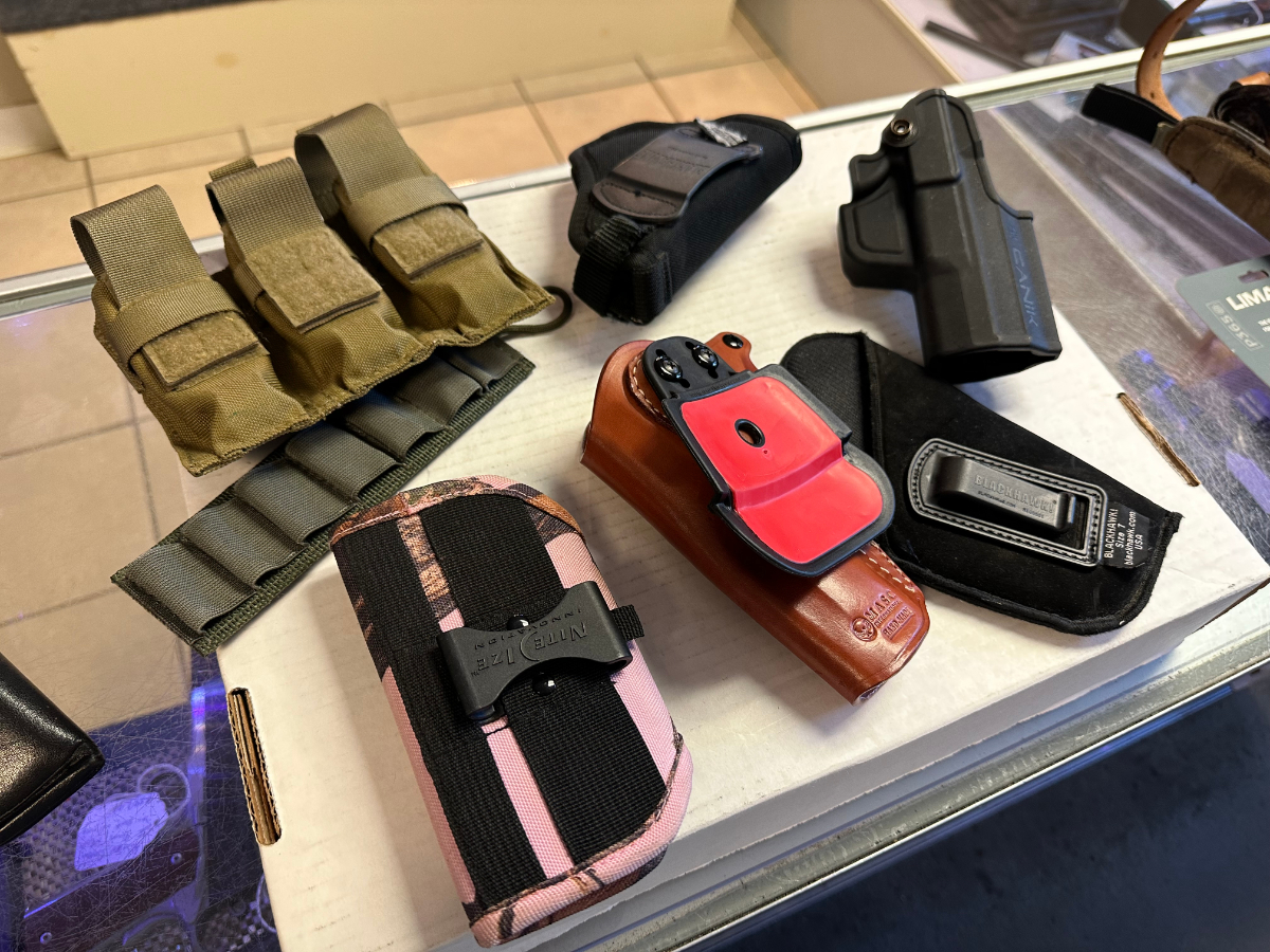 Nice Lot Of Assorted Firearm Related Items Good Used Condition As Is ...