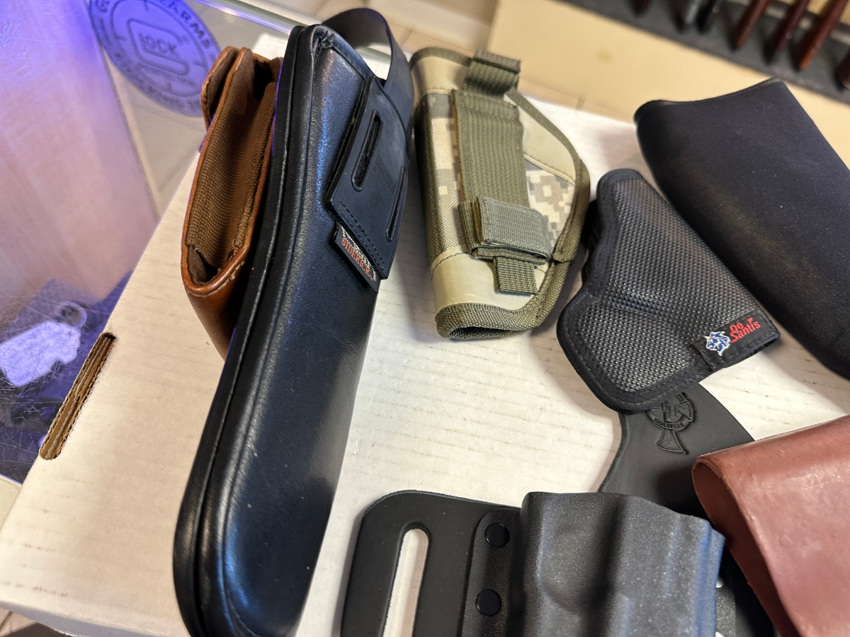 NICE LOT OF ASSORTED FIREARM RELATED ITEMS GOOD USED CONDITION AS IS ...