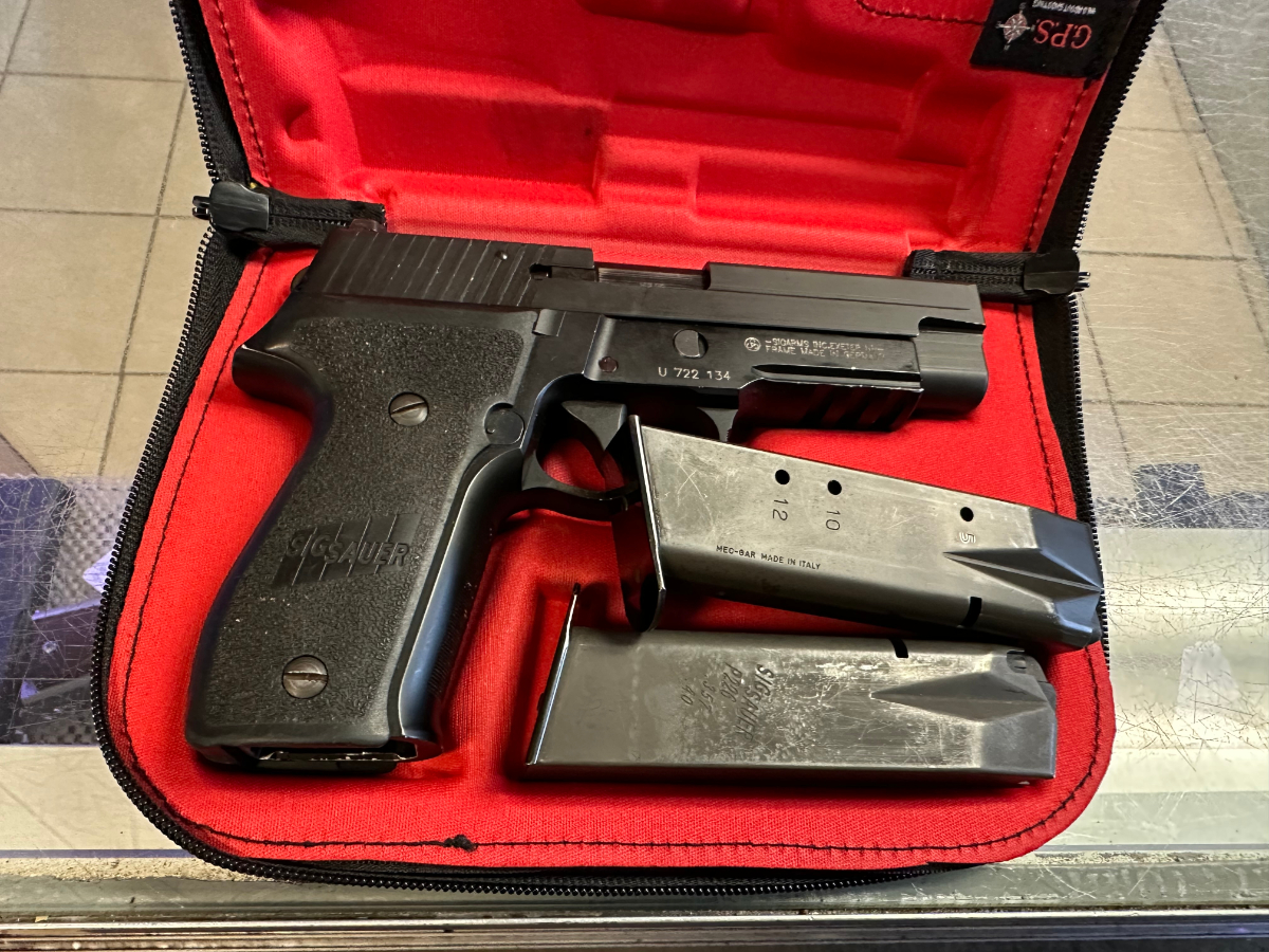 Sig Sauer Model P226 Semi-Auto Pistol With Two 12 Round Mags And Custom ...