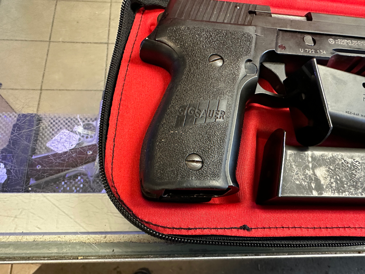 Sig Sauer Model P226 Semi-Auto Pistol With Two 12 Round Mags And Custom ...