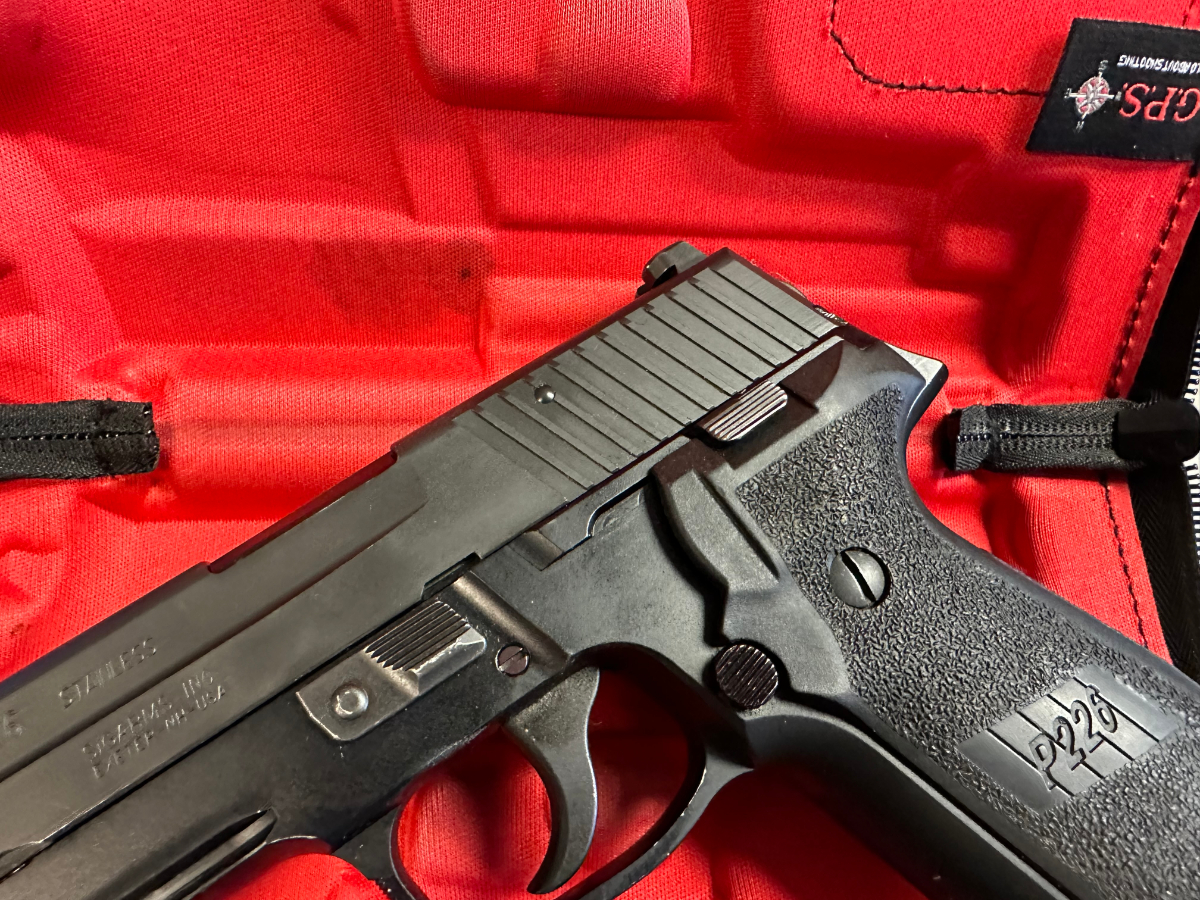 Sig Sauer Model P226 Semi-Auto Pistol With Two 12 Round Mags And Custom ...