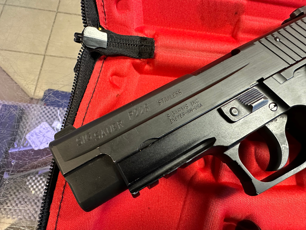 Sig Sauer Model P226 Semi-Auto Pistol With Two 12 Round Mags And Custom ...
