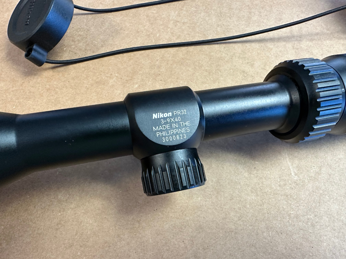 NIKON PR32 PROSTAFF RIFLE/MUZZLELOADER/SHOTGUN SCOPE 3-9X40 IN GREAT ...