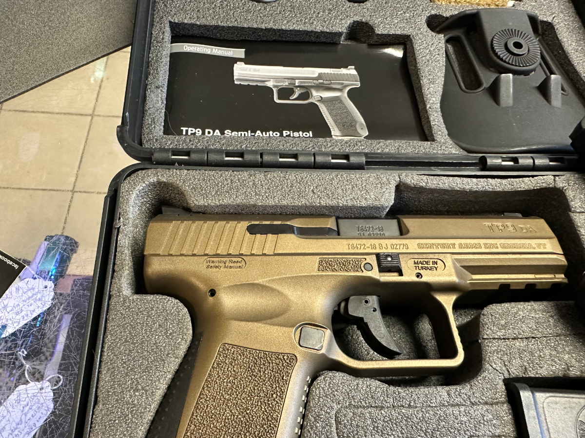 Canik Model Tp9da 4.07 Inch Match Grade Barrel Two 18 Round Magazines ...