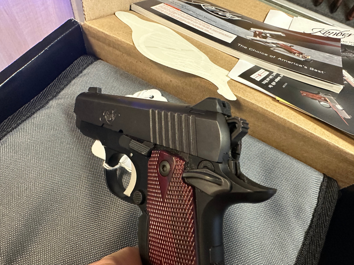 Kimber Model Micro Carry 380 Auto With Crimson Trace Lasergrips 2.75 ...