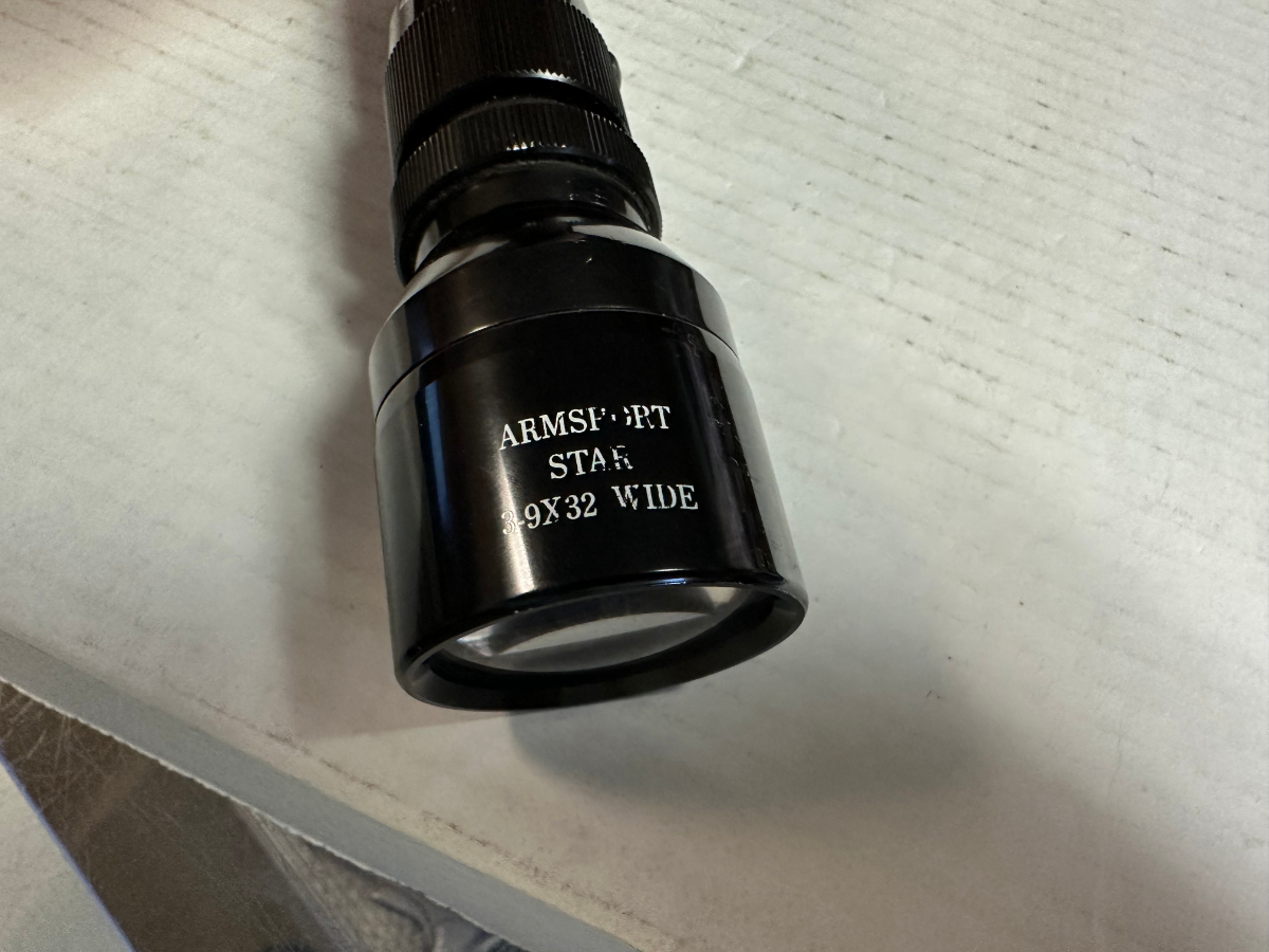 ARMSPORT STAR 3-9X32 WIDE RIFLE SCOPE IN VERY GOOD CONDITION 17315696 ...