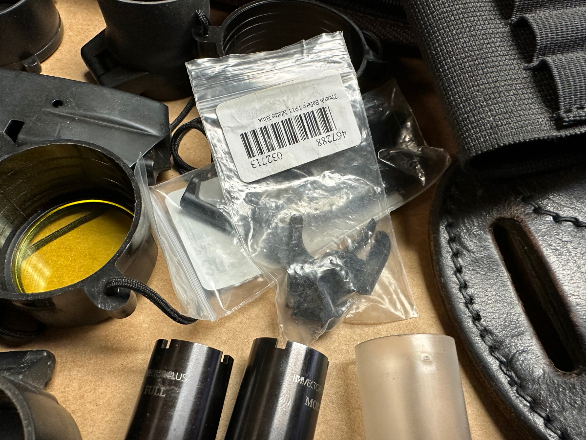 Nice Lot Of Assorted Firearm Related Items Good Used Condition As Is ...