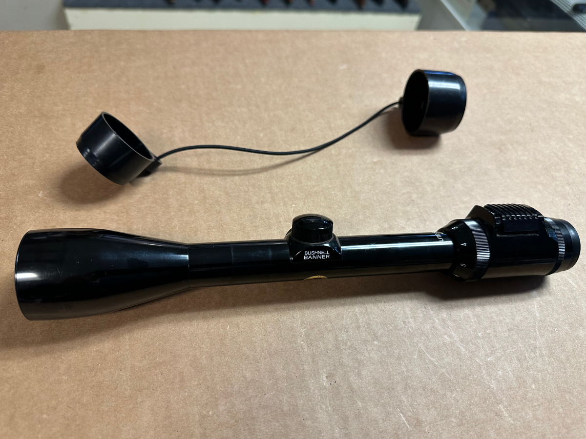Bushnell Banner Lite Site 3-9x40 Rifle Scope With Lens Covers As Is ...
