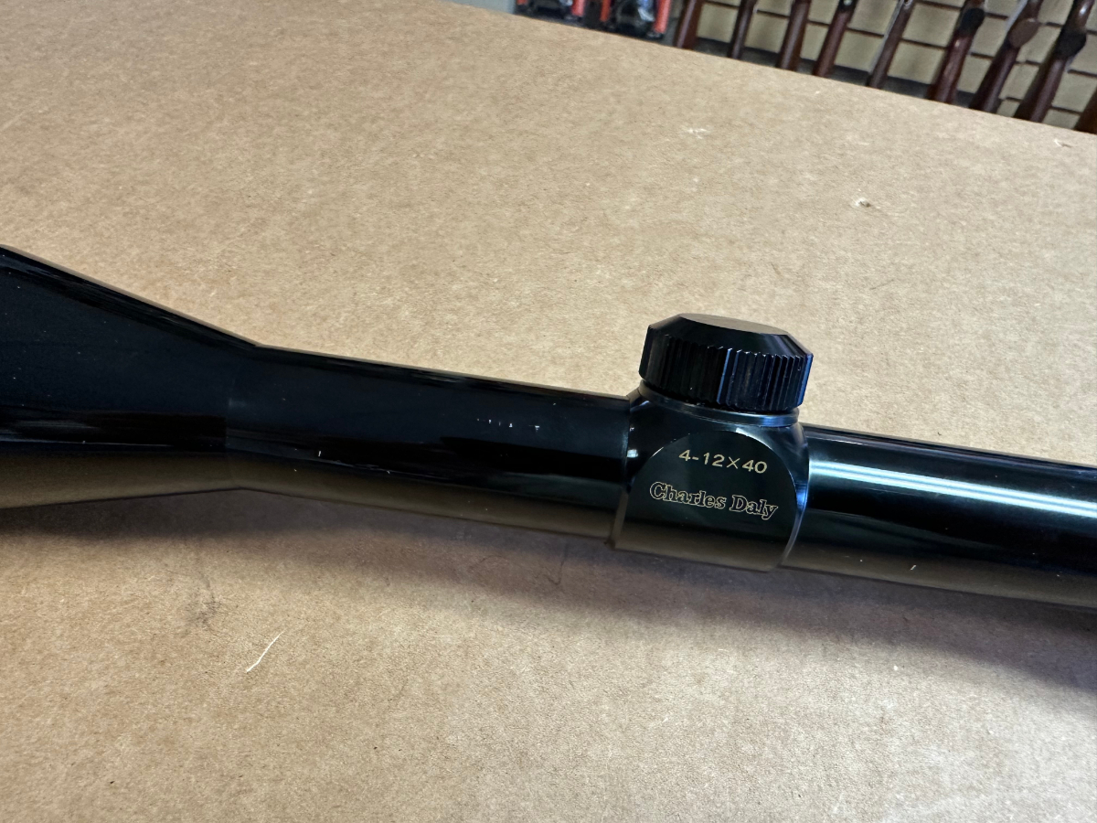 VERY NICE JAPAN GLASS VINTAGE CHARLES DALY RIFLE SCOPE 4-12x40 ...