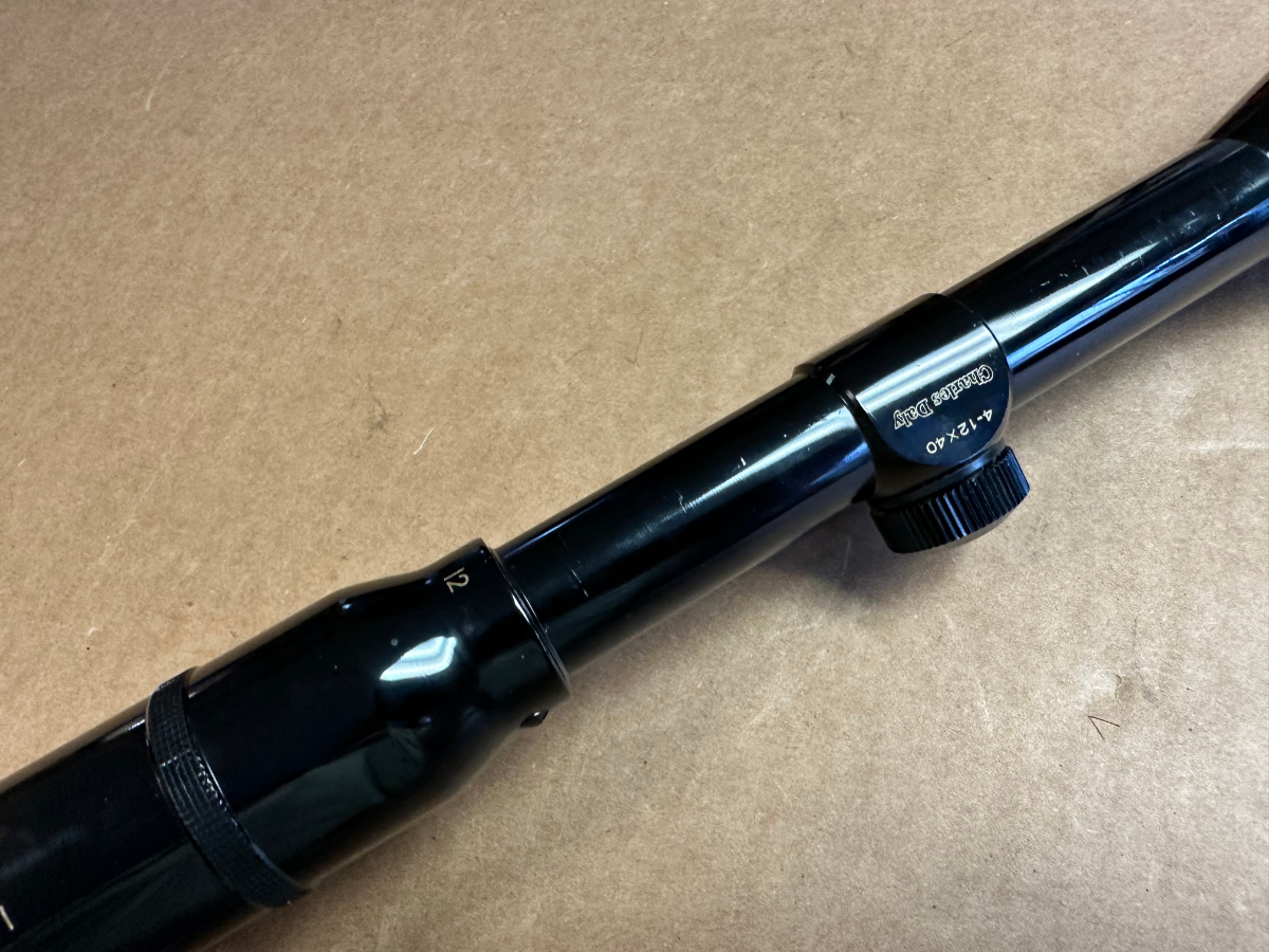 VERY NICE JAPAN GLASS VINTAGE CHARLES DALY RIFLE SCOPE 4-12x40 ...