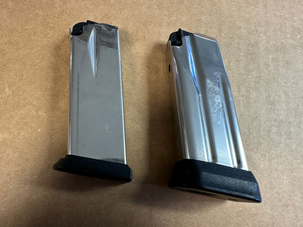 TWO SPRINGFIELD 40 S&W CALIBER 10 AND 9 ROUND MAGAZINES IN EXCELLENT ...