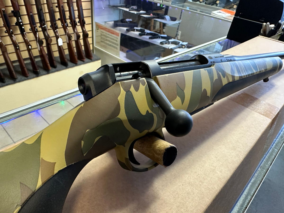 Mauser Model M18 Old School Camo Bolt Action Rifle 24.4 Inch Barrel 4 ...