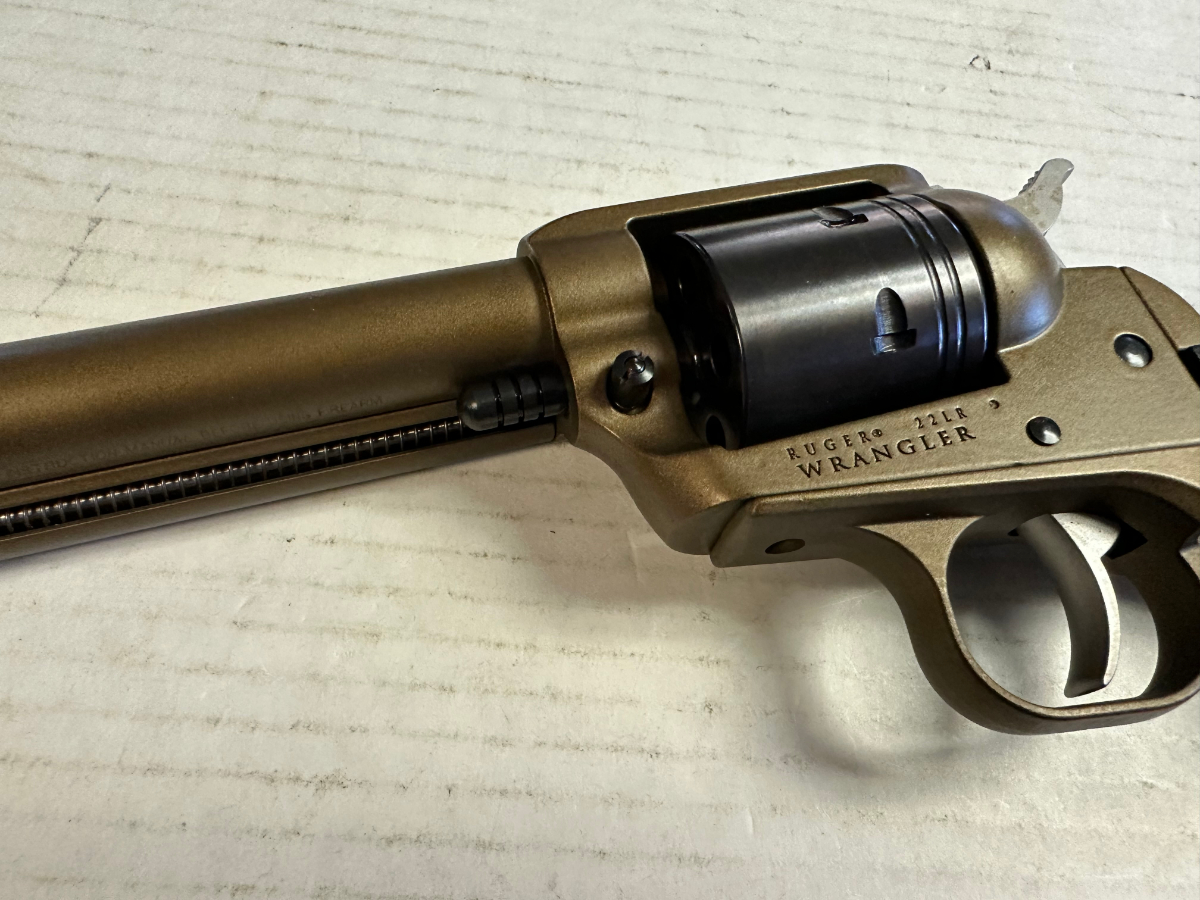 Ruger Model Wrangler 6 Shot Single Action Revolver 4.6 Inch Barrel ...