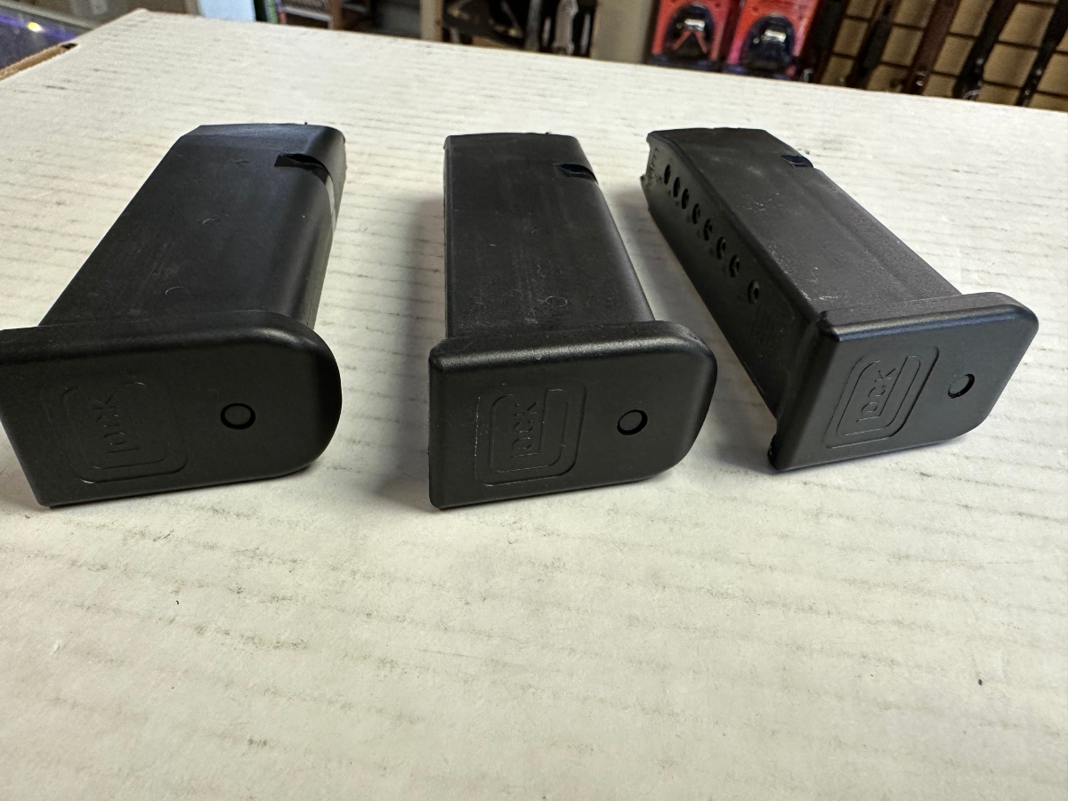 NICE LOT OF THREE GLOCK 43X MAGAZINES ALL IN EXCELLENT CONDITION ...