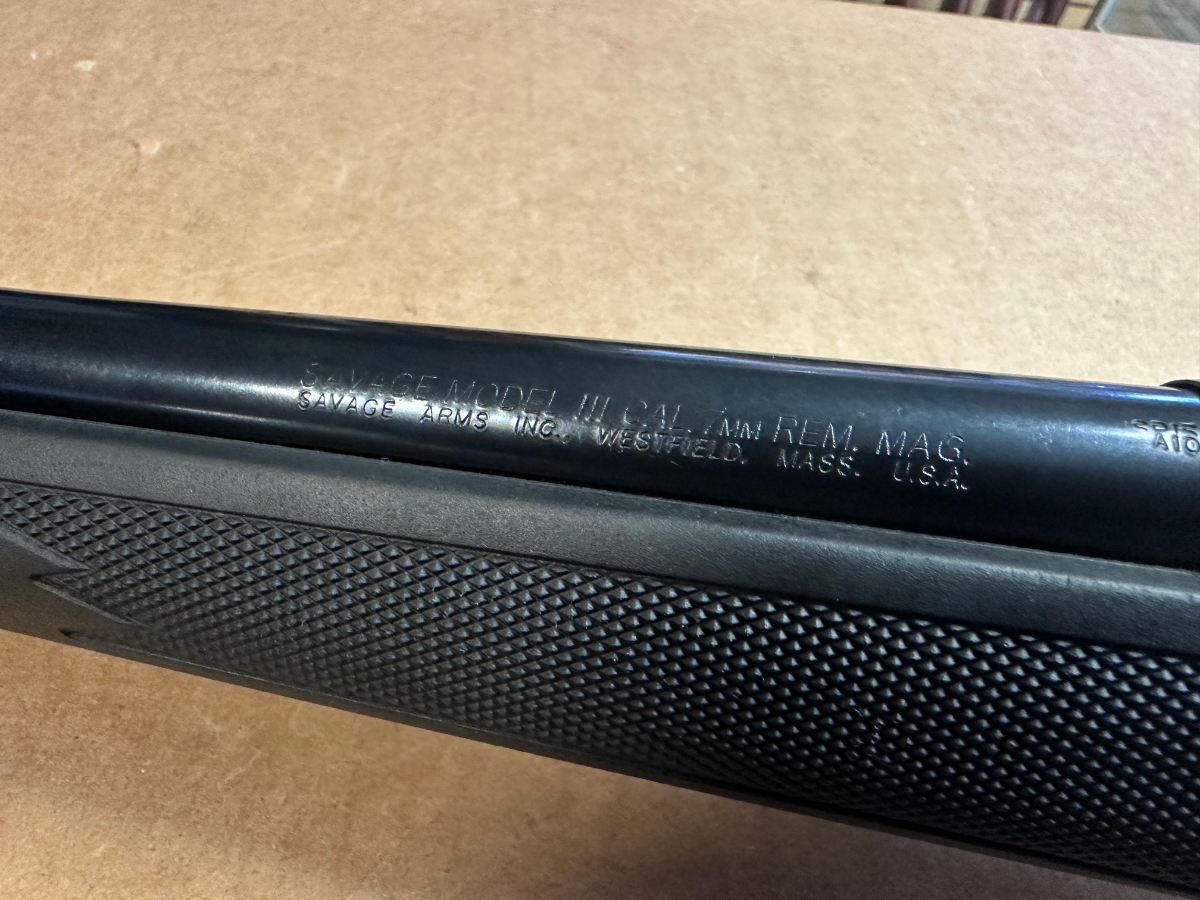 Savage Model 111 Bolt Action Rifle 24 Inch Barrel Black Synthetic Stock ...