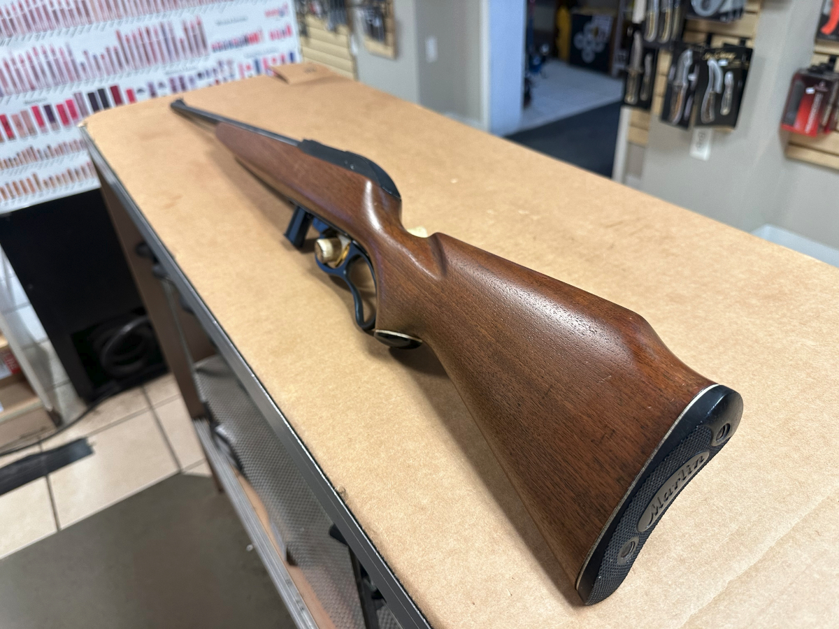 Marlin Model 56 Levermatic Action Rifle 22 Inch Barrel Wood Stock 10+1 ...